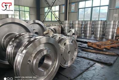 China High Strength Heavy Accurate Steel Forging  Heat Treated Transmission Gear Forged Components for sale