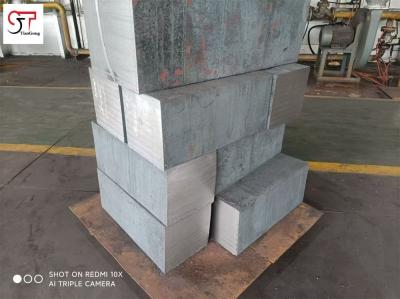 China Custom Size Smooth Forged Steel Block Mechanical Press Frames Heavy Steel Block for sale