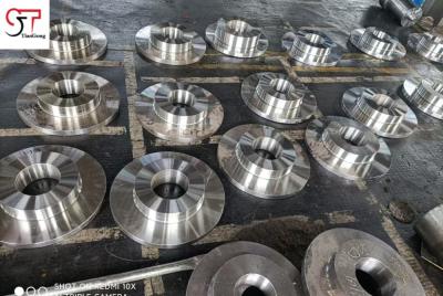 China 100kg - 7ton Forged Steel Flange 42CrNiMo C45 Close Die Forging OEM Available for sale