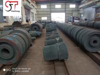 China Rough Forged Carbon Steel 35# 45# 42CrMo,42CrMo4 Forging Wheel Blank OEM for sale