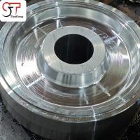 China Alloy Steel Metal Forgings 42CrMo Rough Machined Crane Wheel for sale