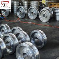 China Customized Free Forged Crane Wheel Hub For Heavy Duty Port for sale
