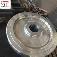 China Customized Free Forged Crane Wheel Hub For Heavy Duty Port for sale
