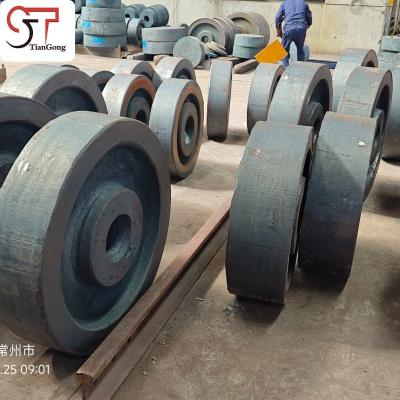 China Customized 42CrMo Forged Blank For Ship-to-Shore Crane Wheels Trolleys for sale