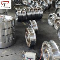 China Heavy Duty Crane Wheel Forged By Open Die Process for sale