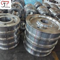 China Rough Machined Crane Wheel In 4140 Alloy Steel Material for sale