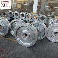 China Rough Machined Crane Wheel In 4140 Alloy Steel Material for sale
