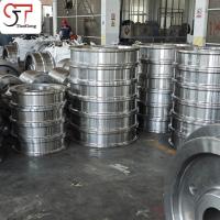 China Heavy-Duty Forged Crane Wheels for Overhead Bridge Girder Travel Systems for sale