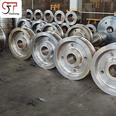 China Heavy Steel Forgings Crane Wheels For Mining, Port, Metallurgical Machinery for sale