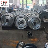 China Heavy Steel Forgings Crane Wheels For Mining, Port, Metallurgical Machinery for sale