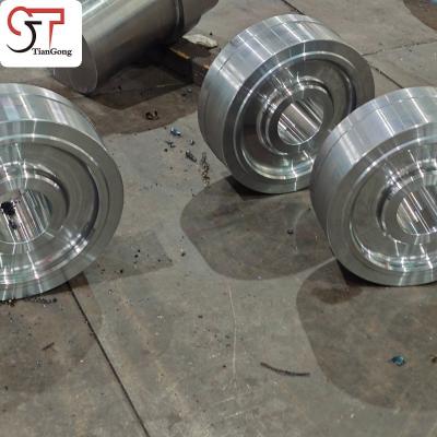 China Heavy Duty Crane Wheel For Gantry Crane Bogie Travelling System Components for sale