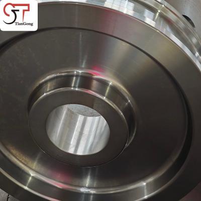 China Forged Crane Wheel For Overhead Crane Trolley Running Mechanism Components for sale