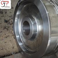 China Forged Crane Wheel For Overhead Crane Trolley Running Mechanism Components for sale