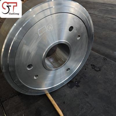 China Heat-Treated Forged Alloy Disc As Mounting Base For Industrial Gearbox Housings for sale