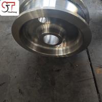 China Precision-Machined Crane Trolley Wheels on Gantry Crane Runway Beams for sale