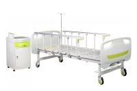 China 2 Function 2160MM Two Cranks Manual Crank Hospital Bed for sale