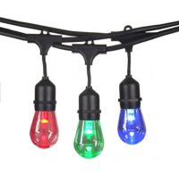 China Christmas Copper Multi Color LED RGB Xmas Rubber String Fairy Light for sale