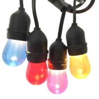 China Christmas Copper Multi Color LED RGB Xmas Rubber String Fairy Light for sale