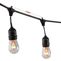 China 20 Bulbs Battery LED 120V String Light Balls For Outside Garden Patio Party IP65 for sale