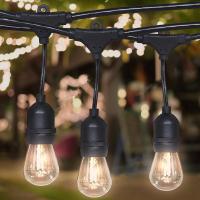 China Wedding Garden Party Connectable Festoon Globe Garland With Lamp Luminous for sale