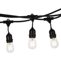 China Garden Globe Garland Light Power Cord Operated Festoon String Lights For Wedding for sale