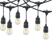 China Customized Color G40 Festoon Globe String Catenary Light Solar for sale