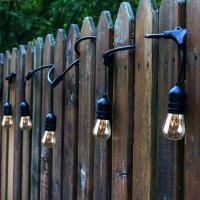 China 120lm Customized Color Led Hanging Lights Waterproof Outdoor Light String With Bulbs for sale