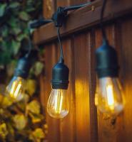 China 120lm Customized Color Led Hanging Lights Waterproof Outdoor Light String With Bulbs for sale