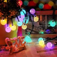China PVC Outdoor Decoration Dimmable Shatterproof LED Solar Fairy Lamp for sale