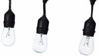 China Power Cord Operated Noma 12 Volt Outdoor String Lights Perfect For Celebration for sale