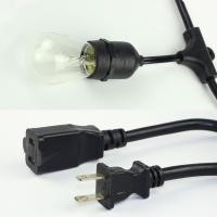China PVC 10M 10 Lamps Outdoor Waterproof Light String For Tents Or Patio for sale