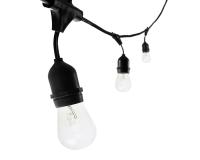 China 25ft 48ft Clear Bulb LED G40 Globe Solar LED String Lights For Holiday Decoration for sale