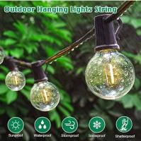 China 25 G40 Bulbs Vintage Patio Garden Light String 25Ft Globe String Lights for sale