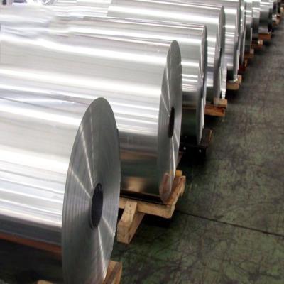 China Blue Air Conditioning Finstock Coated Aluminum Foil 8011 0.14mm for Food Packaging for sale