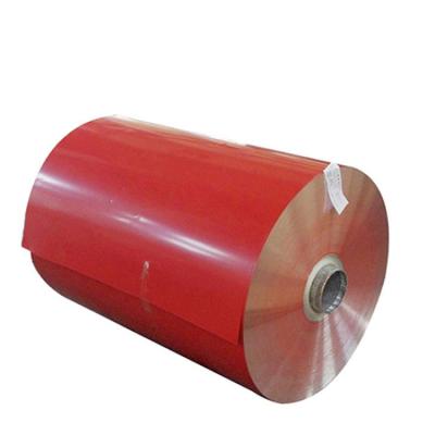 China Prepainted Aluminum Coil 0.08-3.00mm PE PVDF Color Coated Aluminum Coil for Roofing for sale