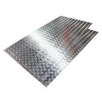 China Aluminum Chequered Diamond Plate 1050 1060 1100 3003 5052 6061 Anti-Slip Tread Sheet for sale