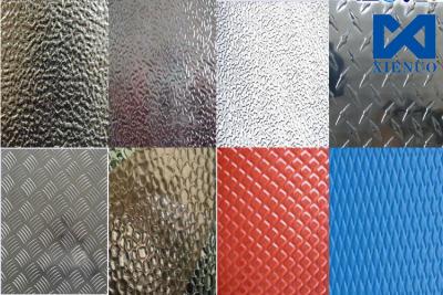 China Hot Rolled Embossed Aluminium Diamond Sheet 1060 3003 5052 5754 Tread Plate 0.3-10mm for sale
