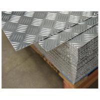 China 4x8 Feet Anti-Skid Aluminum Checkered Plate 2mm Thickness Five Bar Embossed Floor Plate for sale