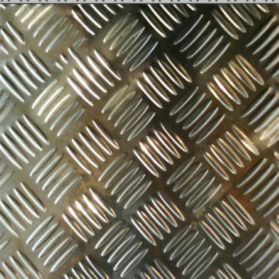China Aluminum Checker Plate 0.3-10mm Thickness 500-1550mm Width Anti-Slip Tread Sheet for sale