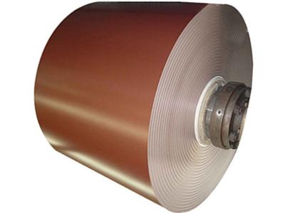 China Prepainted Aluminum Coil Color Coated Aluminum Sheet 0.08-3mm Thickness 30-2750mm Width for sale