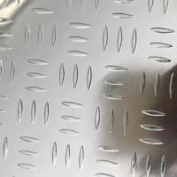 China Five Bars Embossed Aluminum Sheet 1050 Checkered Aluminum Sheet Custom for sale