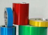 China Color Lacquer Coated Aluminum Foil Film for Candy Wrapping Chocolate Package 0.006-0.2mm for sale