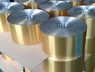 China Color Lacquer Coated Aluminum Foil Film for Candy Wrapping Chocolate Package 0.006-0.2mm for sale