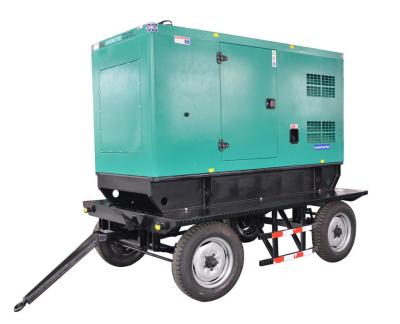 China Cummins KTA38-G2 600KW 750kva Mobile Trailer Diesel Generator Set with 400/230V 50HZ Output for sale