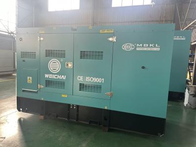 China Weichai 140KVA 112KW Silent Diesel Generator Set Low Noise Soundproof for sale