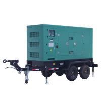 China Mobile Trailer Type 240KW Diesel Generator with Perkins Engine 450A 3 Phase 4 Wire Water Cooled for sale