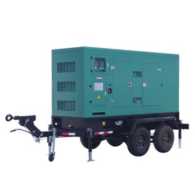 China Mobile Trailer Type 240KW Diesel Generator with Perkins Engine 450A 3 Phase 4 Wire Water Cooled for sale