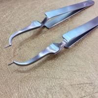 China Easy Access Metal Orthodontic Buccal Tube Tweezer For Bracket Holders for sale