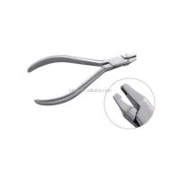China Medical Stainless Steel Clear Aligner Plier Dental Ortho Vertical Notch Thermal Forming Plier with CE MFDS Certification for sale