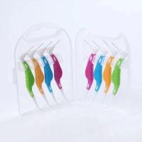 China Oral Care Ortho Floss Picks with MFDS Safety Standard and Flass/Floss Sticks for sale